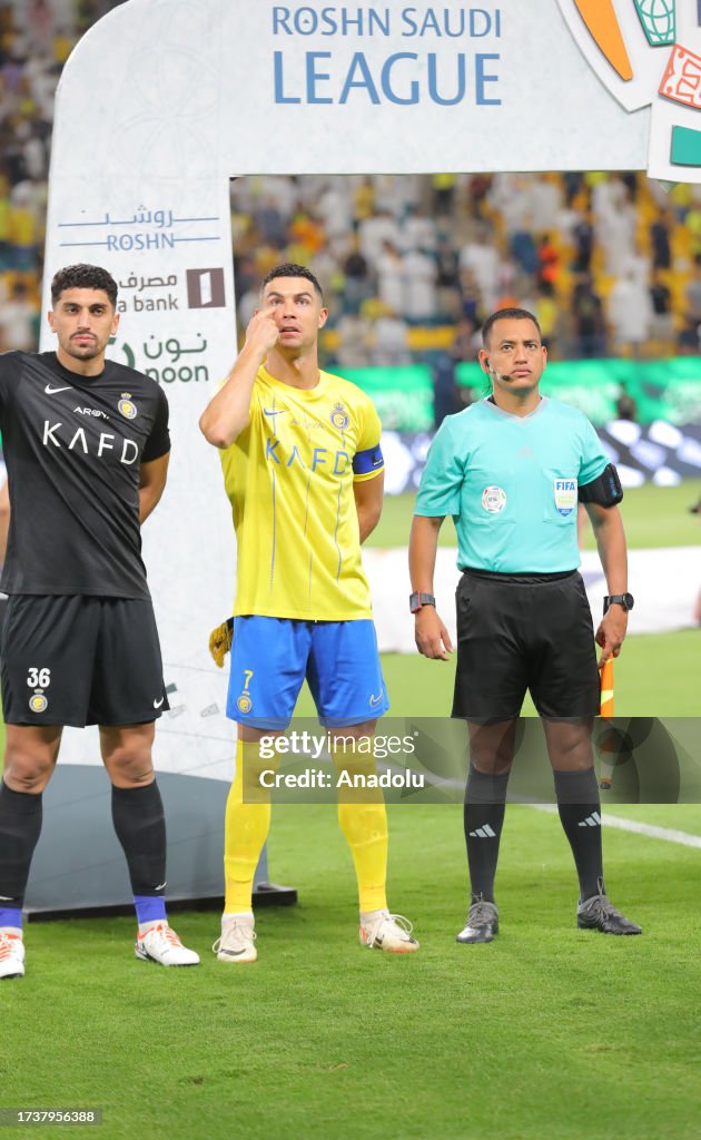 Cristiano Ronaldo Of Al Nassr Reacts During The Saudi Pro League Week News Photo Getty Images
