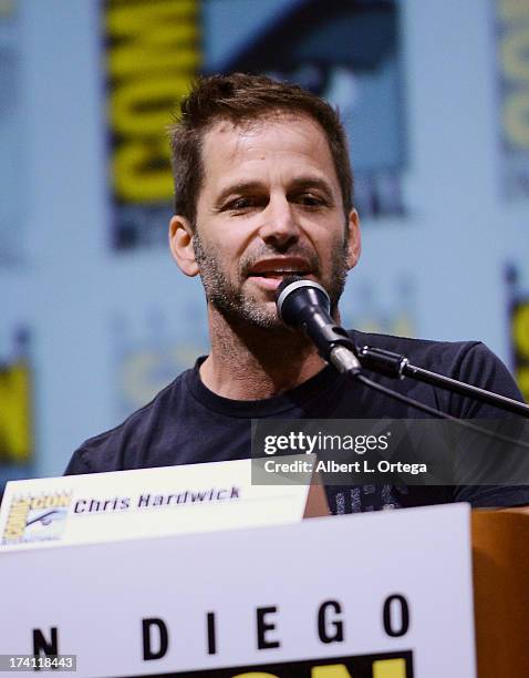 Warner Bros And Legendary Pictures Preview Comic Con International 2013
