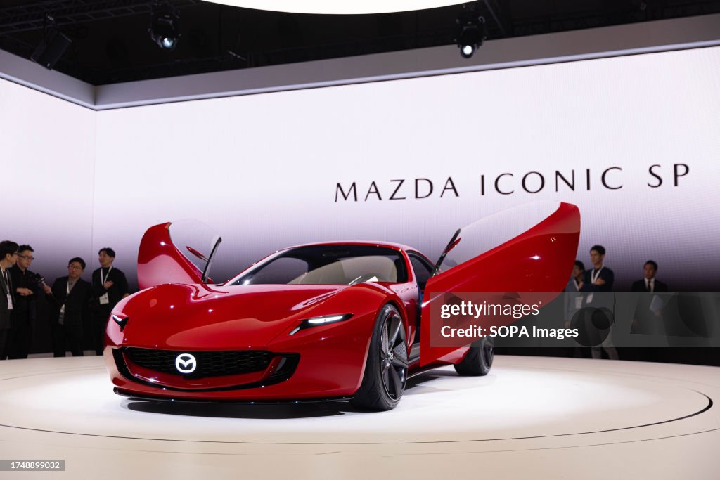 Mazda Iconic SP on display at the Japan Mobility Show 2023 in Tokyo ... Mazda Iconic SP on display at the Japan Mobility Show 2023 in Tokyo ...
