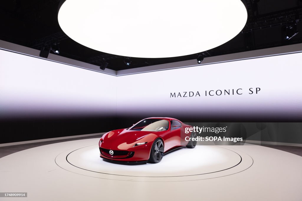 Mazda Iconic SP on display at the Japan Mobility Show 2023 in Tokyo ... Mazda Iconic SP on display at the Japan Mobility Show 2023 in Tokyo ...