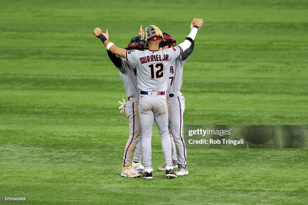 Alek Thomas, Corbin Carroll and Lourdes Gurriel Jr. #12 of the... News ... Alek Thomas, Corbin Carroll and Lourdes Gurriel Jr. #12 of the... News ...