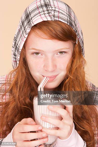 Redhead Drinking Milk Photos And Premium High Res Pictures Getty Images