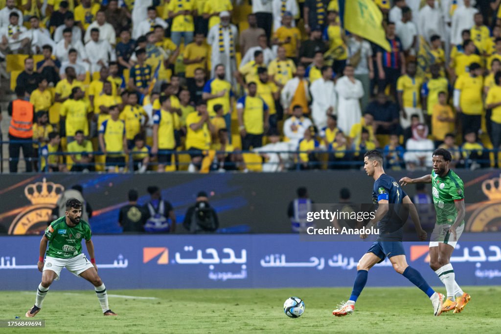 Cristiano Ronaldo Of Al Nassr In Action During Saudi Arabia Kings