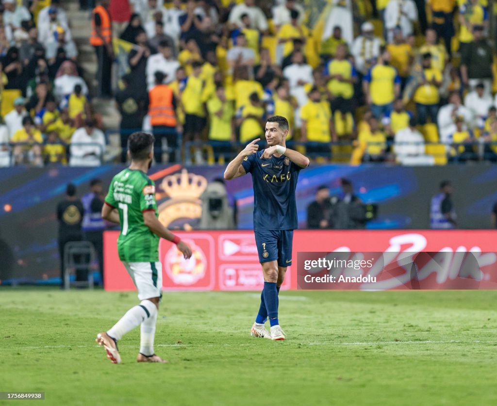 Cristiano Ronaldo Of Al Nassr Is Seen During Saudi Arabia Kings Cup