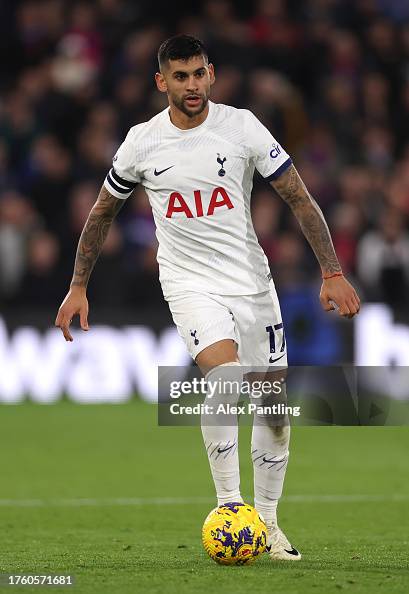 Cristian Romero Of Tottenham Hotspur During The Premier League Match