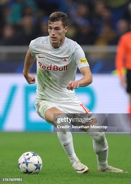 Luka Sucic Of Fc Salzburg During The Uefa Champions League Match