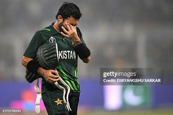 Pakistan's Mohammad Rizwan reacts as he walks back to the pavilion ... Pakistan's Mohammad Rizwan reacts as he walks back to the pavilion ...