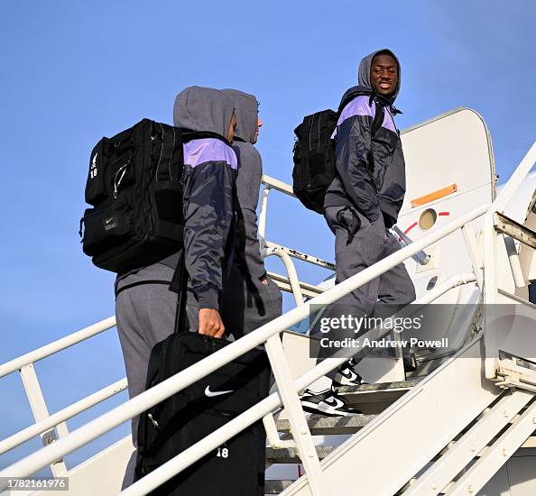 Ibrahima Konate, Dominik Szoboszlai and Cody Gakpo of Liverpool... News ... Ibrahima Konate, Dominik Szoboszlai and Cody Gakpo of Liverpool... News ...
