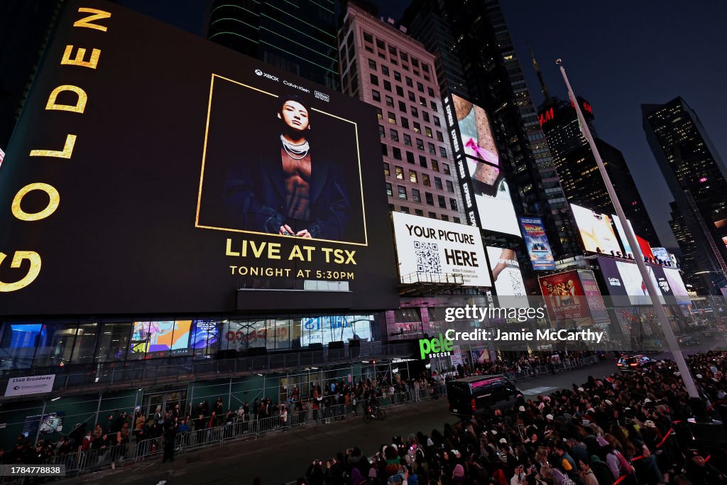 Jungkook Performs Live At Tsx In Times Square On November 09 2023 In