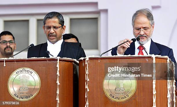 Swearing In Ceremony Of Delhi High Court Chief Justice Photos And