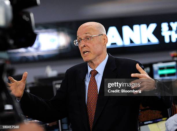 Former U S Treasury Secretary Henry Paulson Interview Photos and ... Former U S Treasury Secretary Henry Paulson Interview Photos and ...