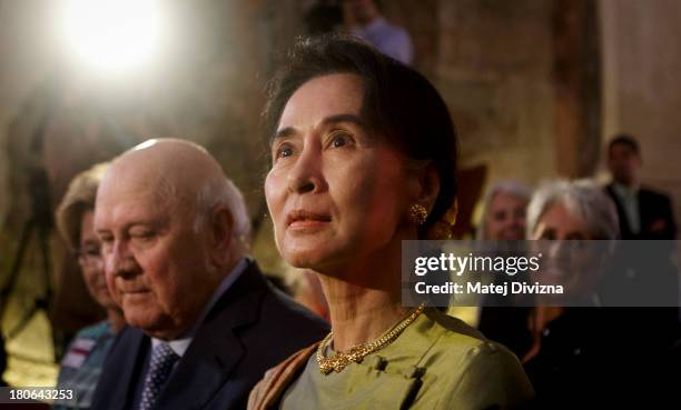Laureate Aung San Suu Kyi Photos And Premium High Res Pictures Getty