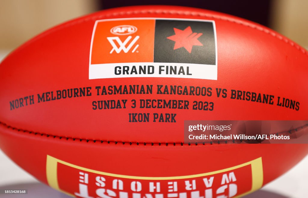 The Grand Final Sherrin Is Seen During The 2023 Aflw Grand Final