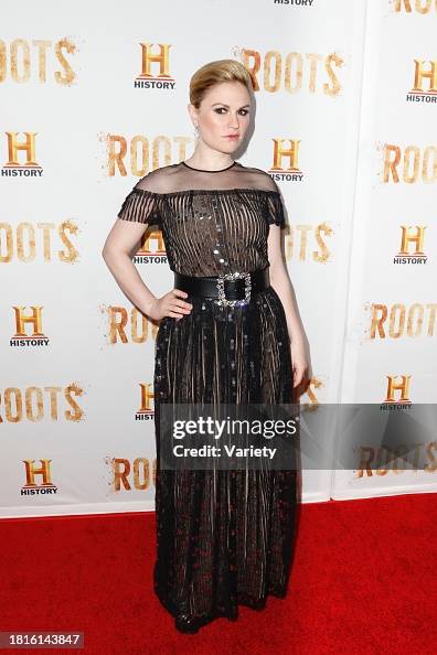 Anna Paquin Roots Tv Series Premiere New York America 23 May News Photo Getty Images