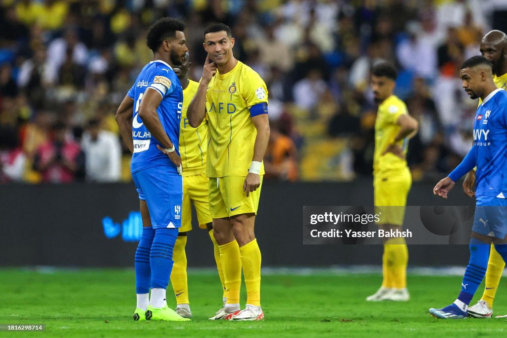 Ali Al Buliahi Of Al Hilal And Cristiano Ronaldo Of Al Nassr Fight News Photo Getty Images