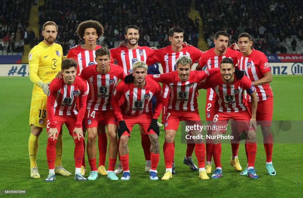 The Atletico Madrid Team Is Playing Against Fc Barcelona In Week 15