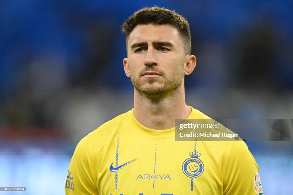 Aymeric Laporte Of Al Nassr Looks On Before The Saudi Pro League