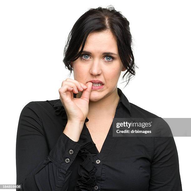 Nervous Nail Biting Photos And Premium High Res Pictures Getty Images