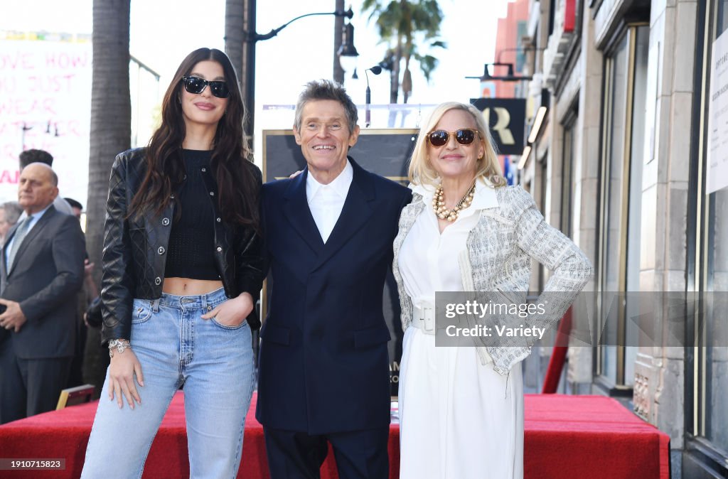Camila Morrone Willem Dafoe Patricia Arquette At The Star Ceremony