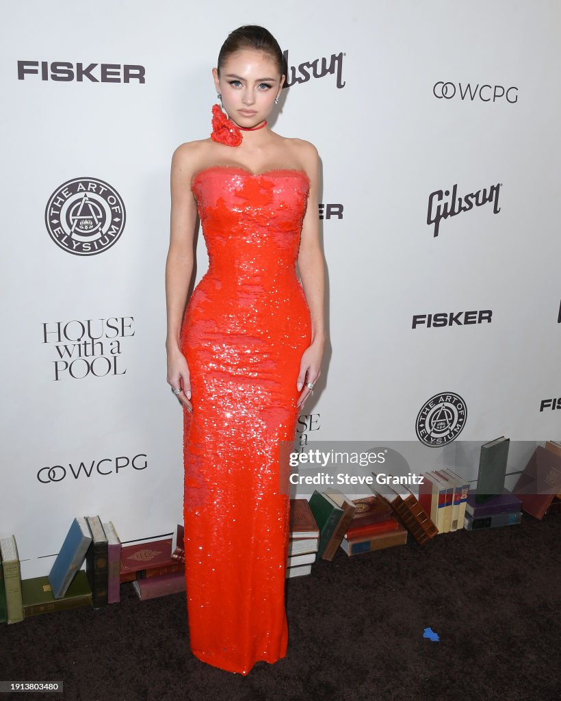 Leni Klum Arrives At The The Art Of Elysiums 2024 Heaven Gala At The
