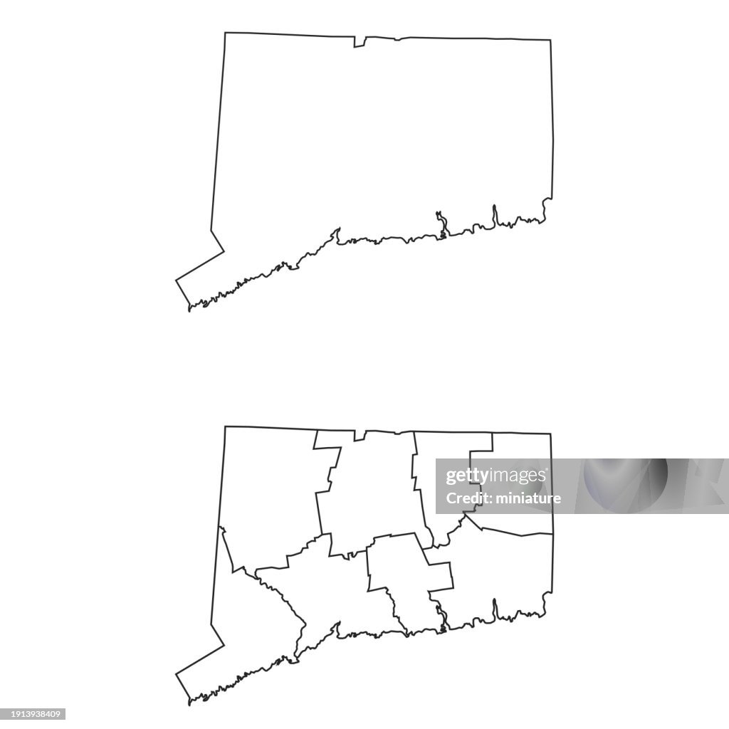 Connecticut Map High Res Vector Graphic Getty Images