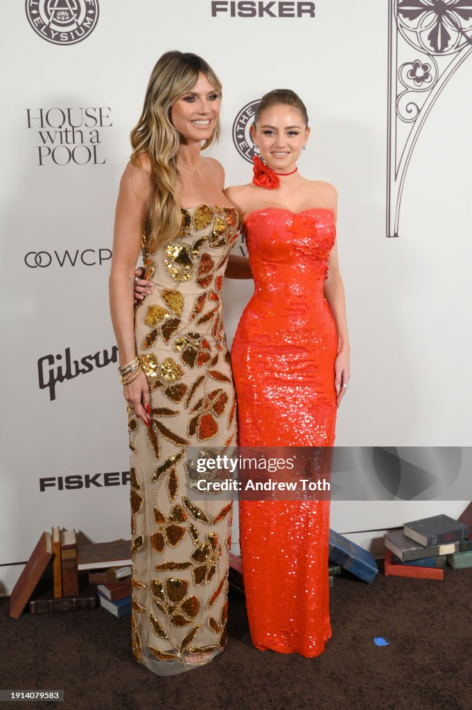 Heidi Klum And Leni Klum Attend The Art Of Elysiums 2024 Heaven Gala