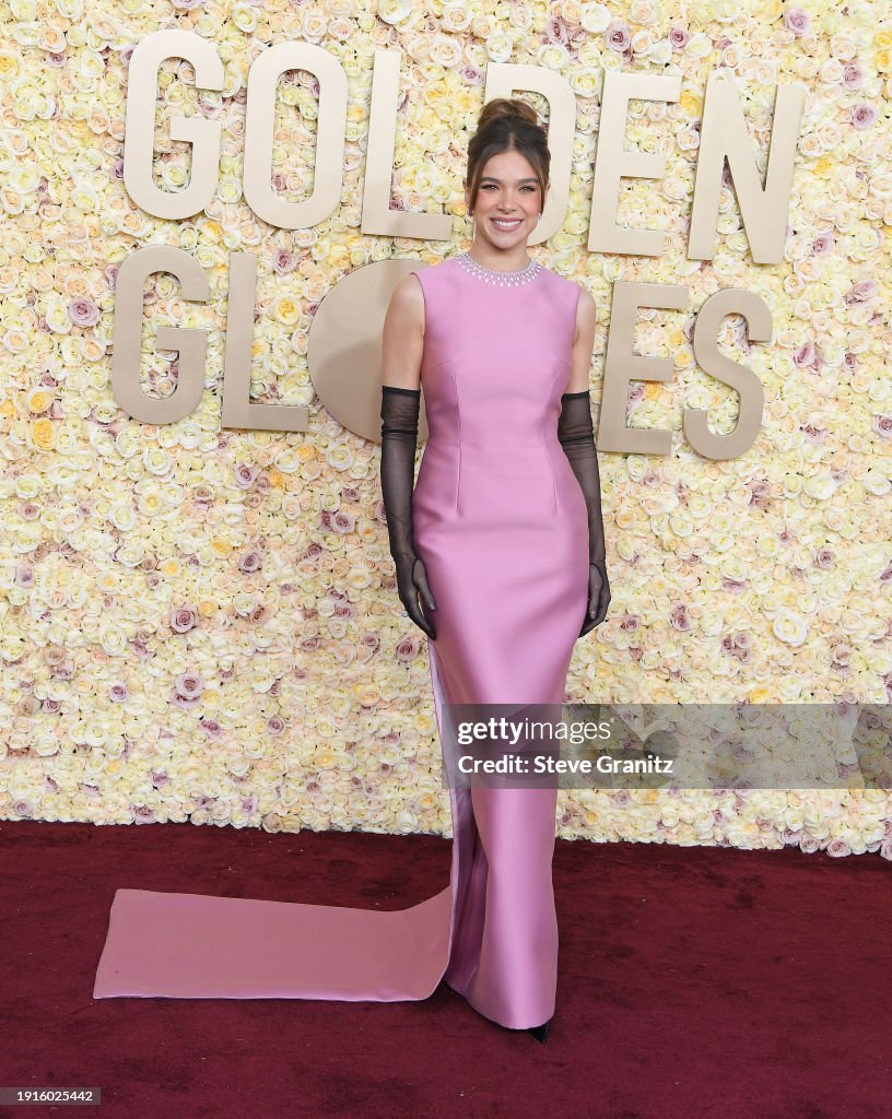 Hailee Steinfeld Attends The 81st Annual Golden Globe Awards At The