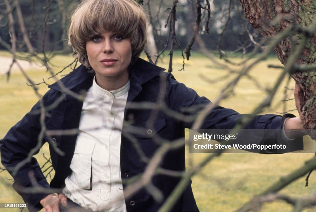 English Actress Joanna Lumley On The Set Of The New Avengers News