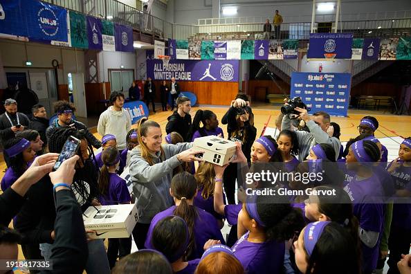 Sabrina Ionesco Of The New York Liberty Participates At Her Time To