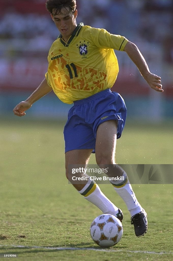 Savio of Brazil in action during the match against Japan at the... News ... Savio of Brazil in action during the match against Japan at the... News ...