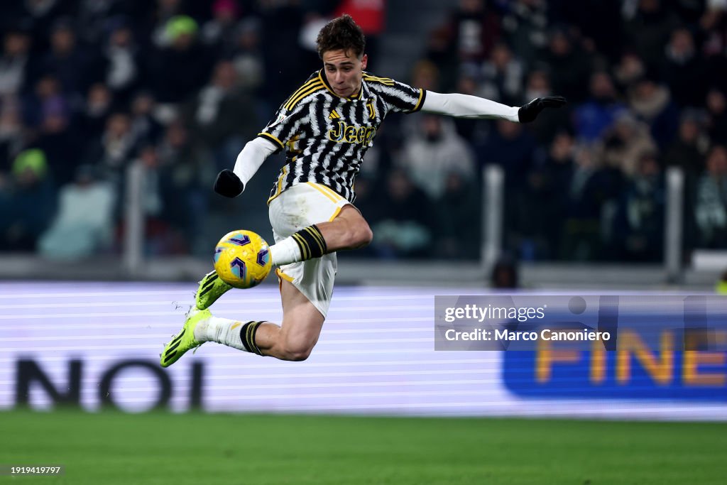 Kenan Yildiz of Juventus Fc scores a goal during the Coppa Italia ... Kenan Yildiz of Juventus Fc scores a goal during the Coppa Italia ...