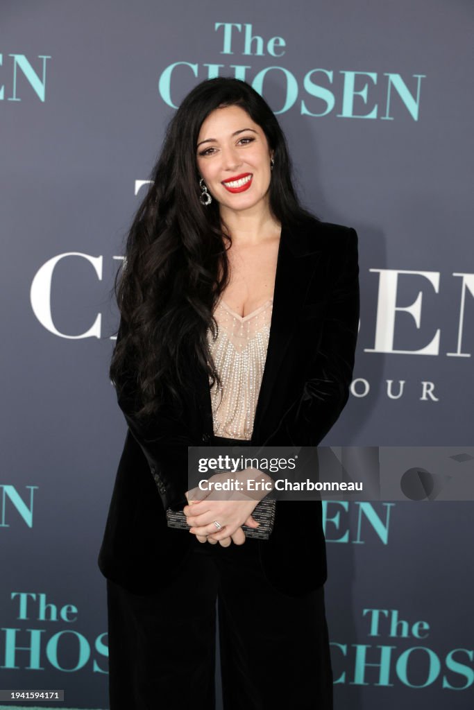 Elizabeth Tabish Seen At The Chosen Season 4 Los Angeles Premiere