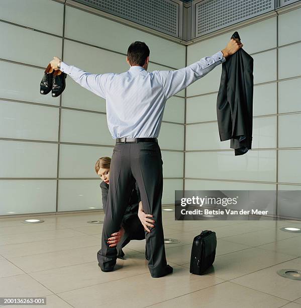 Woman Being Frisked By A Woman Photos And Premium High Res Pictures Getty Images