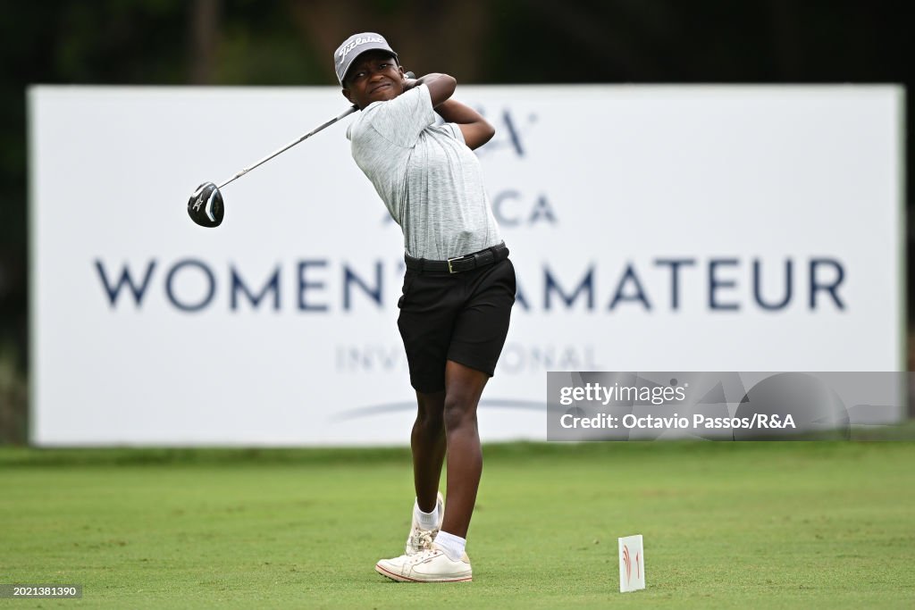 Kudzai Mandava Of Zimbabwe Tees Off During Day Two Of The Africa News Photo Getty Images