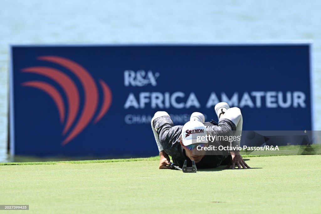 Altin Van Der Merwe Of South Africa Lines Up A Putt During Day Four News Photo Getty Images
