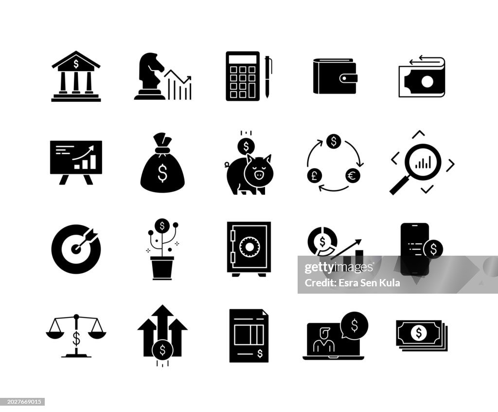 Return On Investment Solid Icon Set High-Res Vector Graphic - Getty Images Return On Investment Solid Icon Set High-Res Vector Graphic - Getty Images
