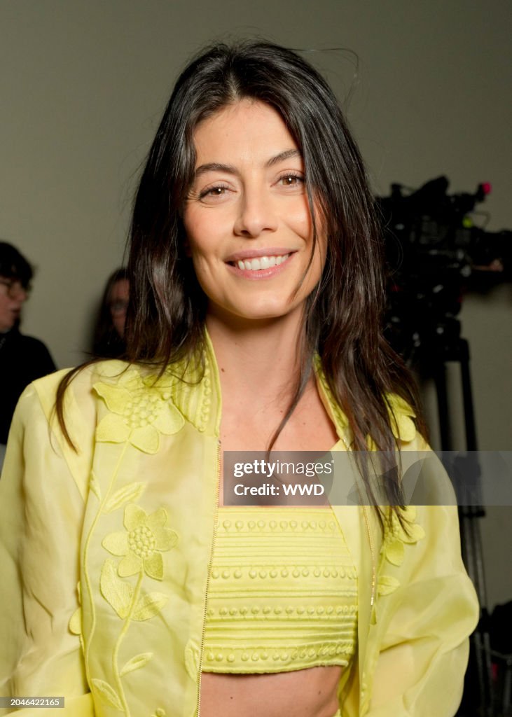 Alessandra Mastronardi At Elie Saab Rtw Fall 2024 As Part Of Paris News Photo Getty Images
