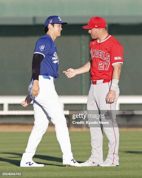 905 Shohei Ohtani Mike Trout Photos And High Res Pictures Getty Images