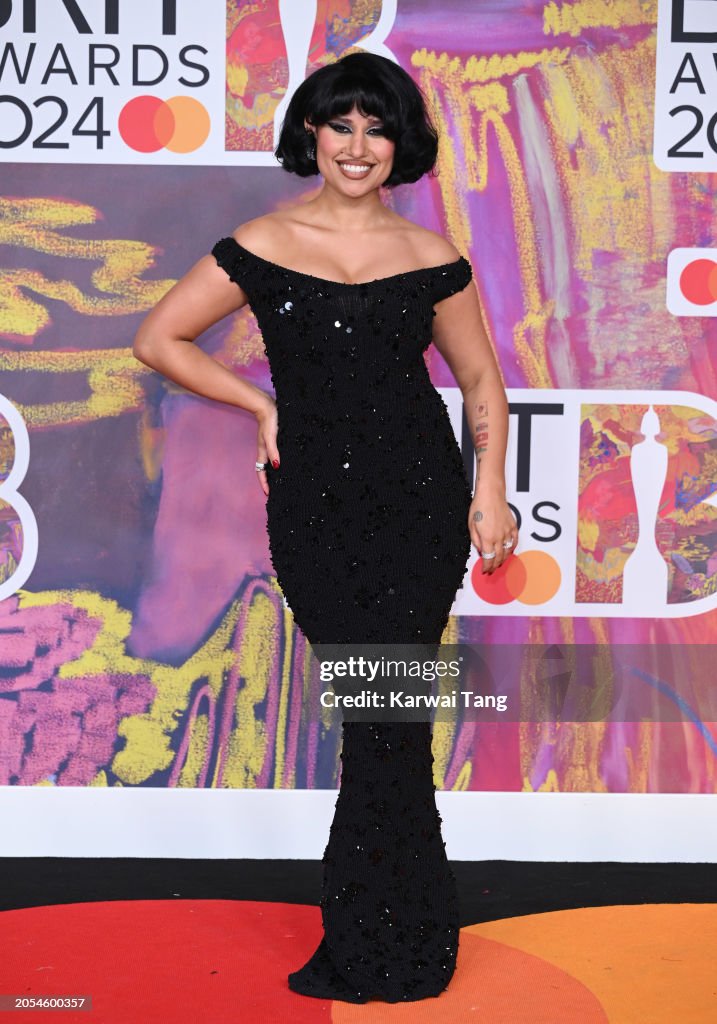 Raye attends the BRIT Awards 2024 at The O2 Arena on March 02, 2024 ... Raye attends the BRIT Awards 2024 at The O2 Arena on March 02, 2024 ...