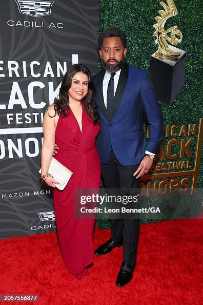 Vanessa Johnson And Jermaine Johnson Attend 6th Annual American Black News Photo Getty Images