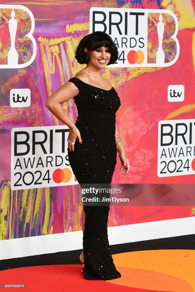 Raye attends the BRIT Awards 2024 at The O2 Arena on March 02, 2024 ... Raye attends the BRIT Awards 2024 at The O2 Arena on March 02, 2024 ...