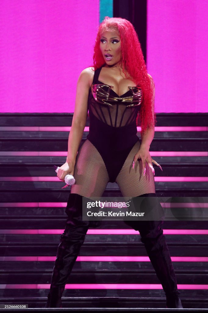 Nicki Minaj Performs Onstage During Her Pink Friday 2 World Tour At