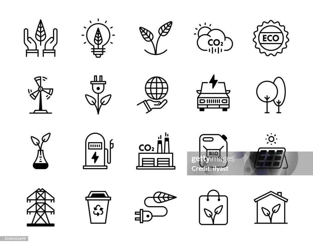 Sustainable Development Line Icon Set High-Res Vector Graphic - Getty ... Sustainable Development Line Icon Set High-Res Vector Graphic - Getty ...