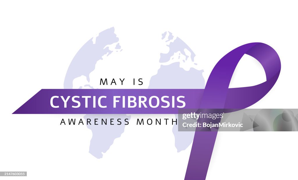 Cystic Fibrosis Awareness Month Card May Vector High Res Vector Graphic