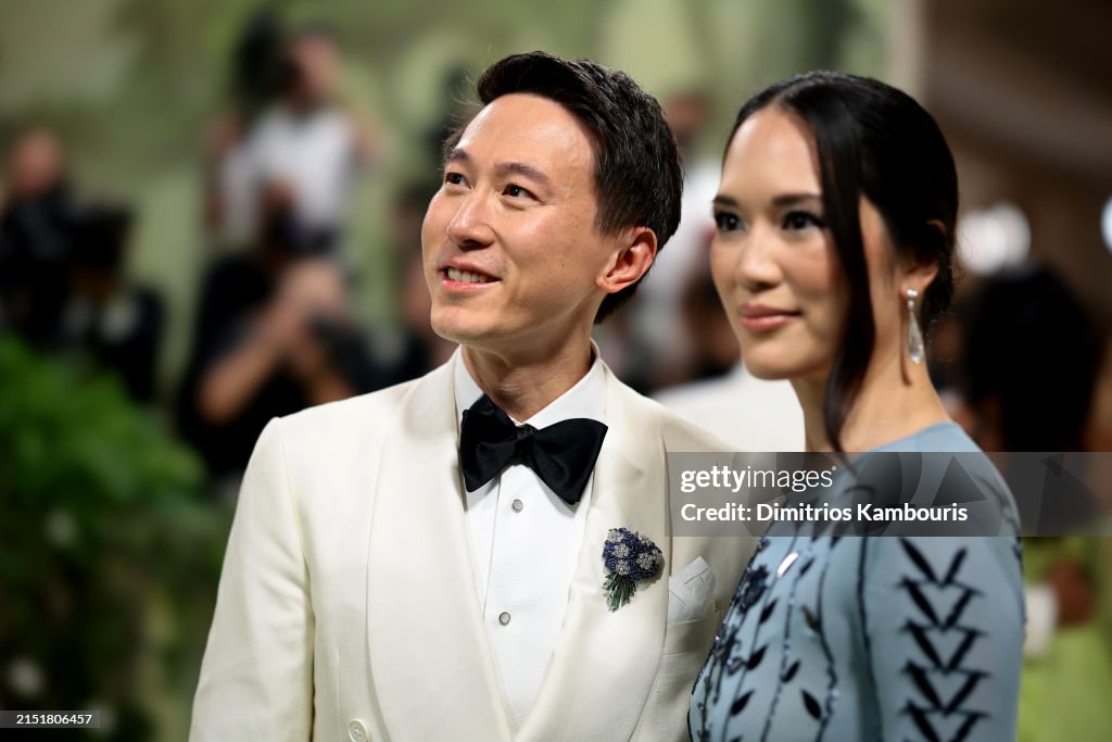 Shou Zi Chew And Vivian Kao Attend The 2024 Met Gala Celebrating