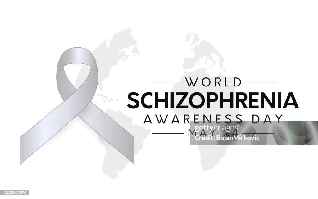 World Schizophrenia Awareness Day May 24 Vector High Res Vector Graphic