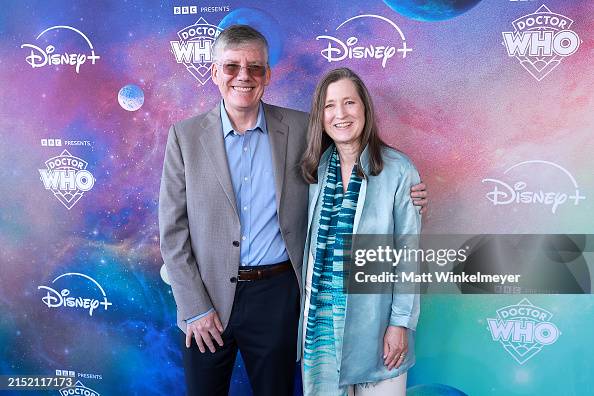 Rick Riordan And Becky Riordan Attend The U S Premiere Of The New