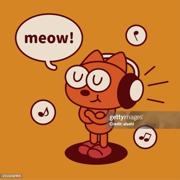 A Quirky And Cute Kitten With Arms Crossed Gesture And Eyes Closed