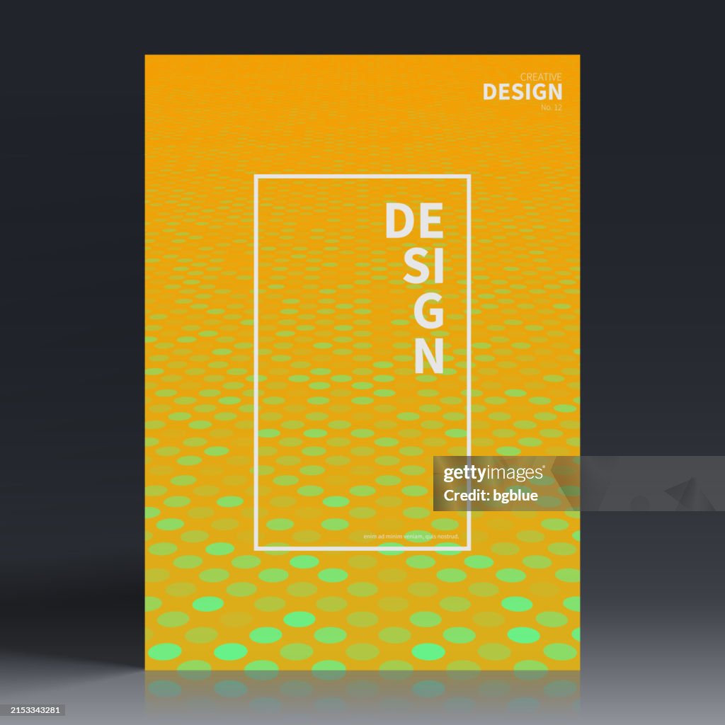 Brochure Template Layout Green Cover Design Business Annual Report