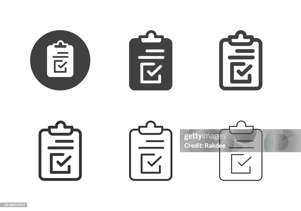 Checkbox Clipboard Icons Multi Series High-Res Vector Graphic - Getty ... Checkbox Clipboard Icons Multi Series High-Res Vector Graphic - Getty ...